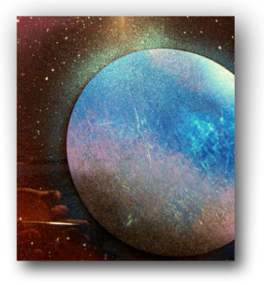 Celestial Balance – Original hand-painted Space Art from Mirror Artist ...