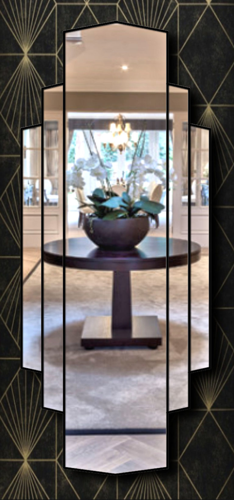 Metro Original Handcrafted Full Length Wall Mirror in Silver - Bespoke ...