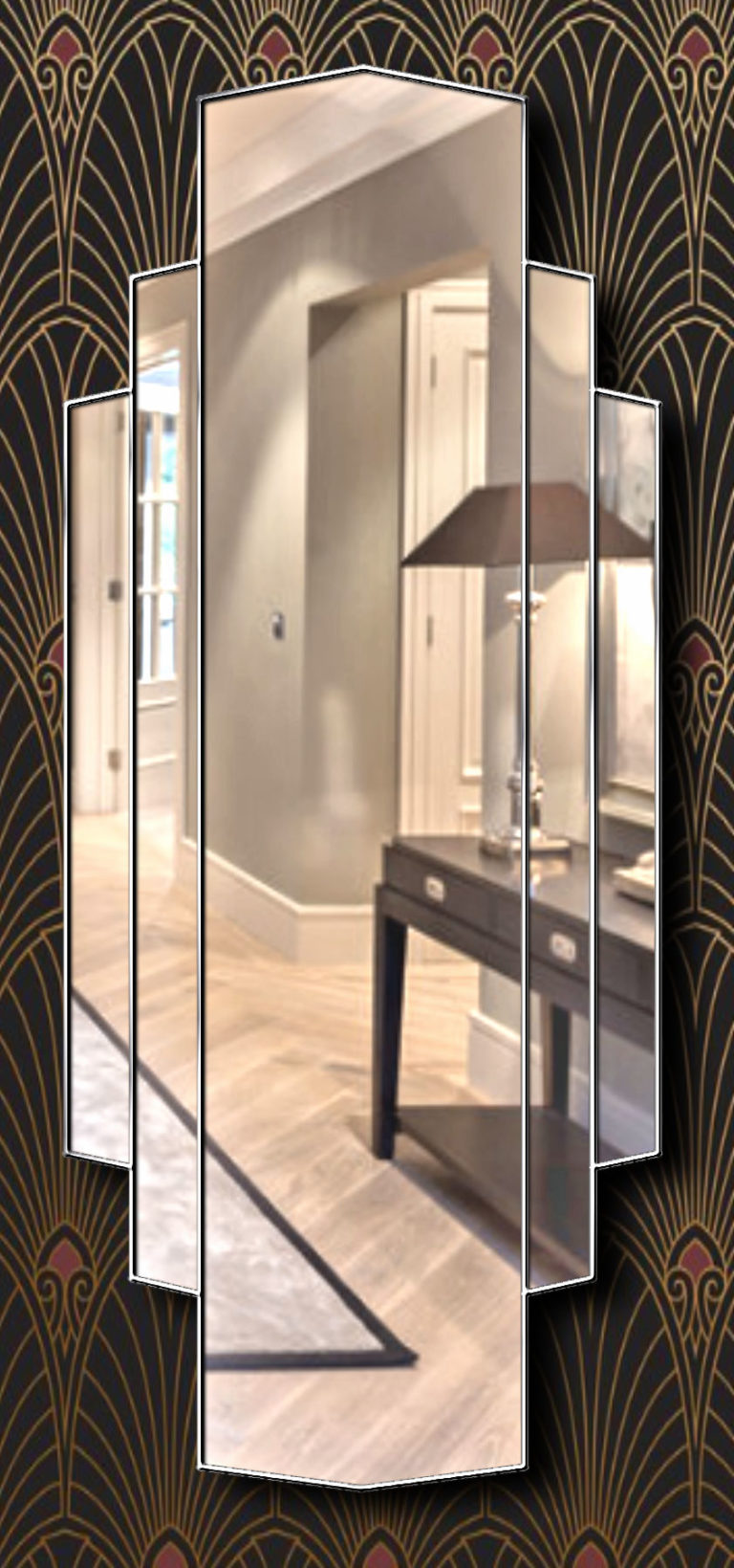 Metro Original Handcrafted Full Length Wall Mirror in Gold - Bespoke ...
