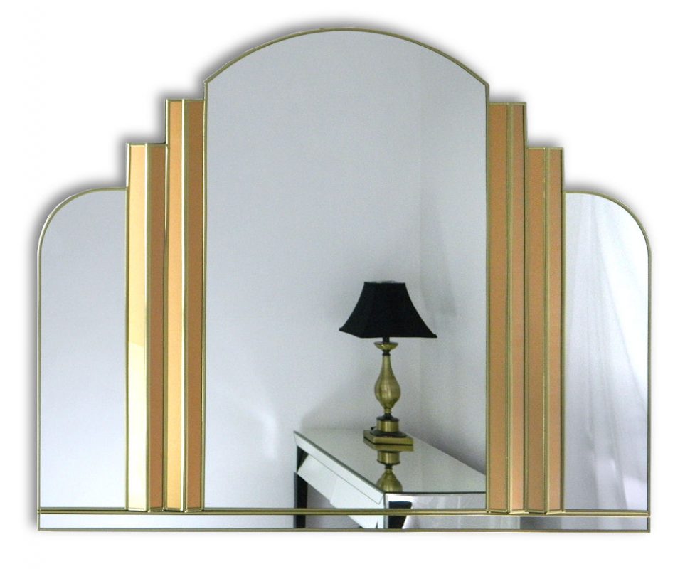 Regal Original Handcrafted Classic Overmant Wall Mirror in Gold ...