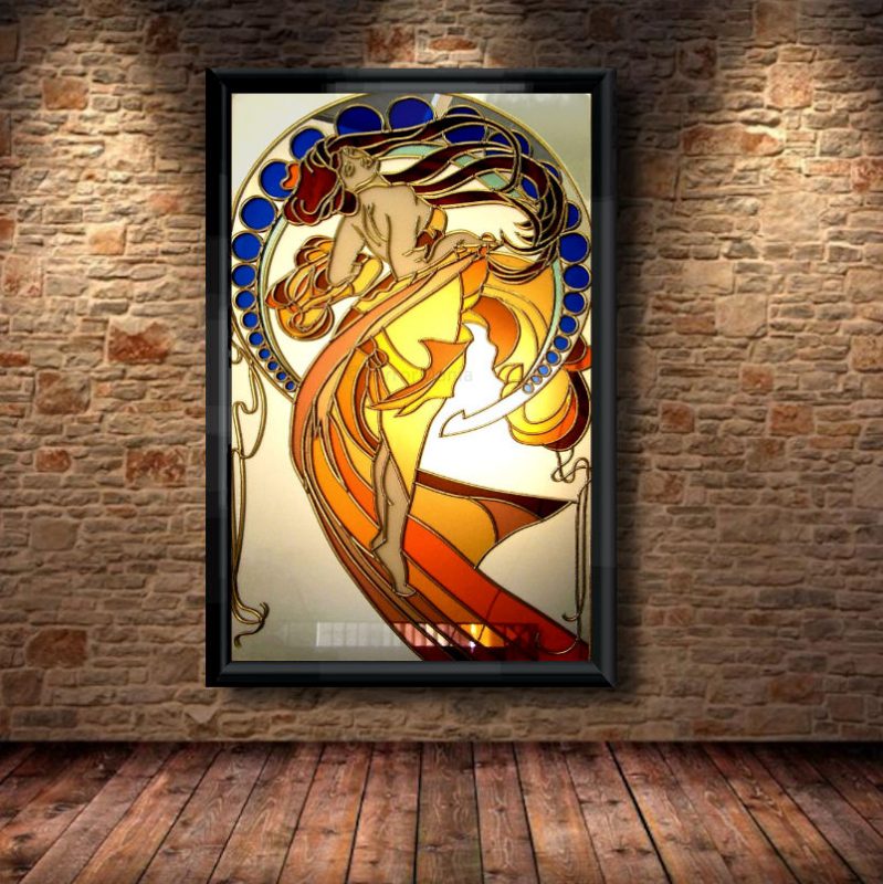 Mucha’s Dance Original Handcrafted Wall Art - Bespoke Mirrors | Art ...