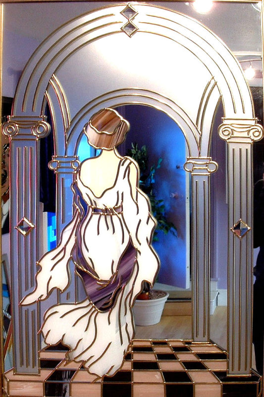 Romantic Original Handcrafted Mirrored Wall Art - Bespoke Mirrors | Art ...
