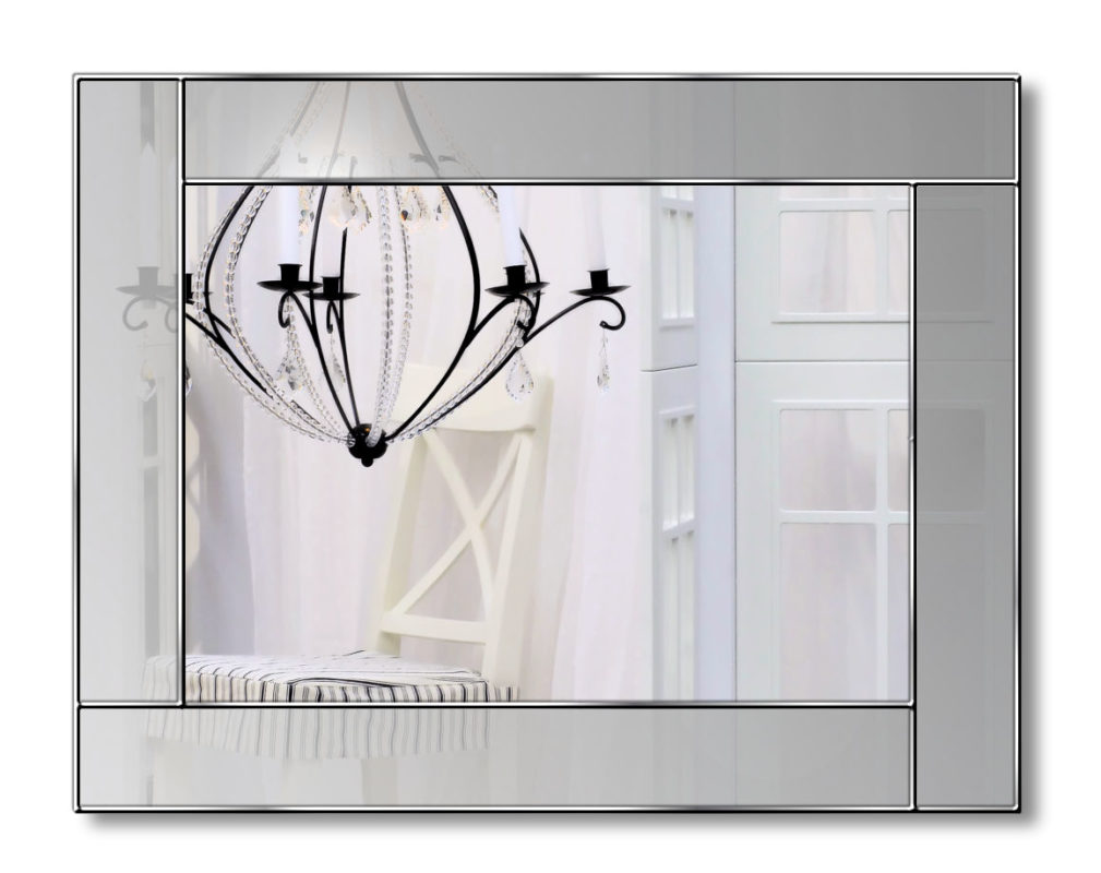 Vogue Handcrafted Coloured Glass Range of Over Mantle Mirrors - Bespoke ...