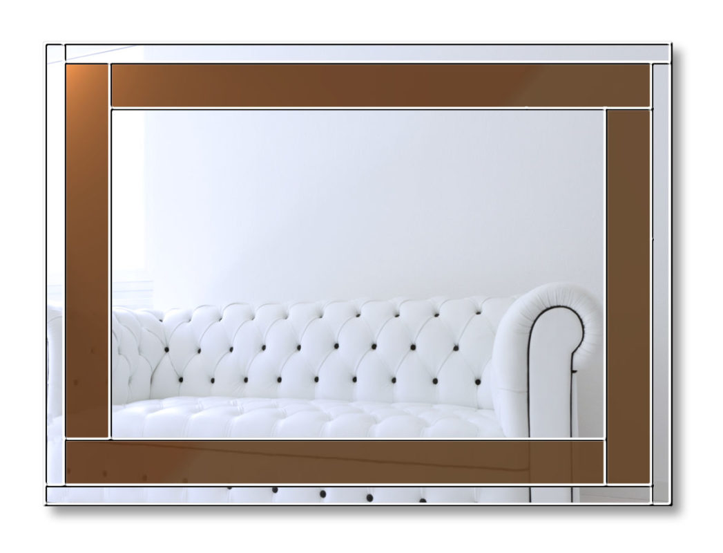 Spectrum Original Handcrafted Coloured Glass Range of Mirrors - Bespoke ...