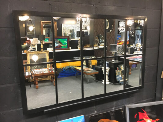 Strauss Original Industrial Handmade Metal Window Mirror - Bespoke ...