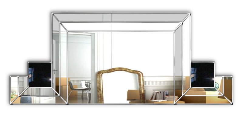 Chicago Original Handcrafted Art Deco Over Mantle Mirror - Bespoke ...