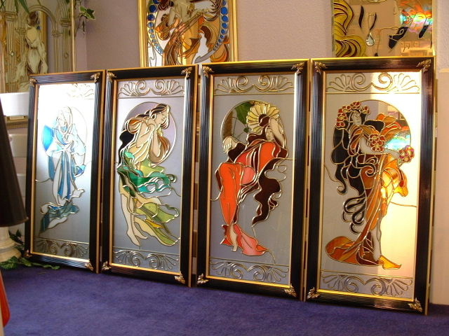 Mucha’s Dance Original Handcrafted Wall Art – Bespoke Mirrors | Art ...