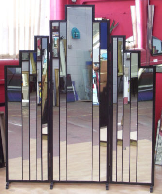 Privacy Screens with Original Glass & Mirror Designs and Handcrafted ...