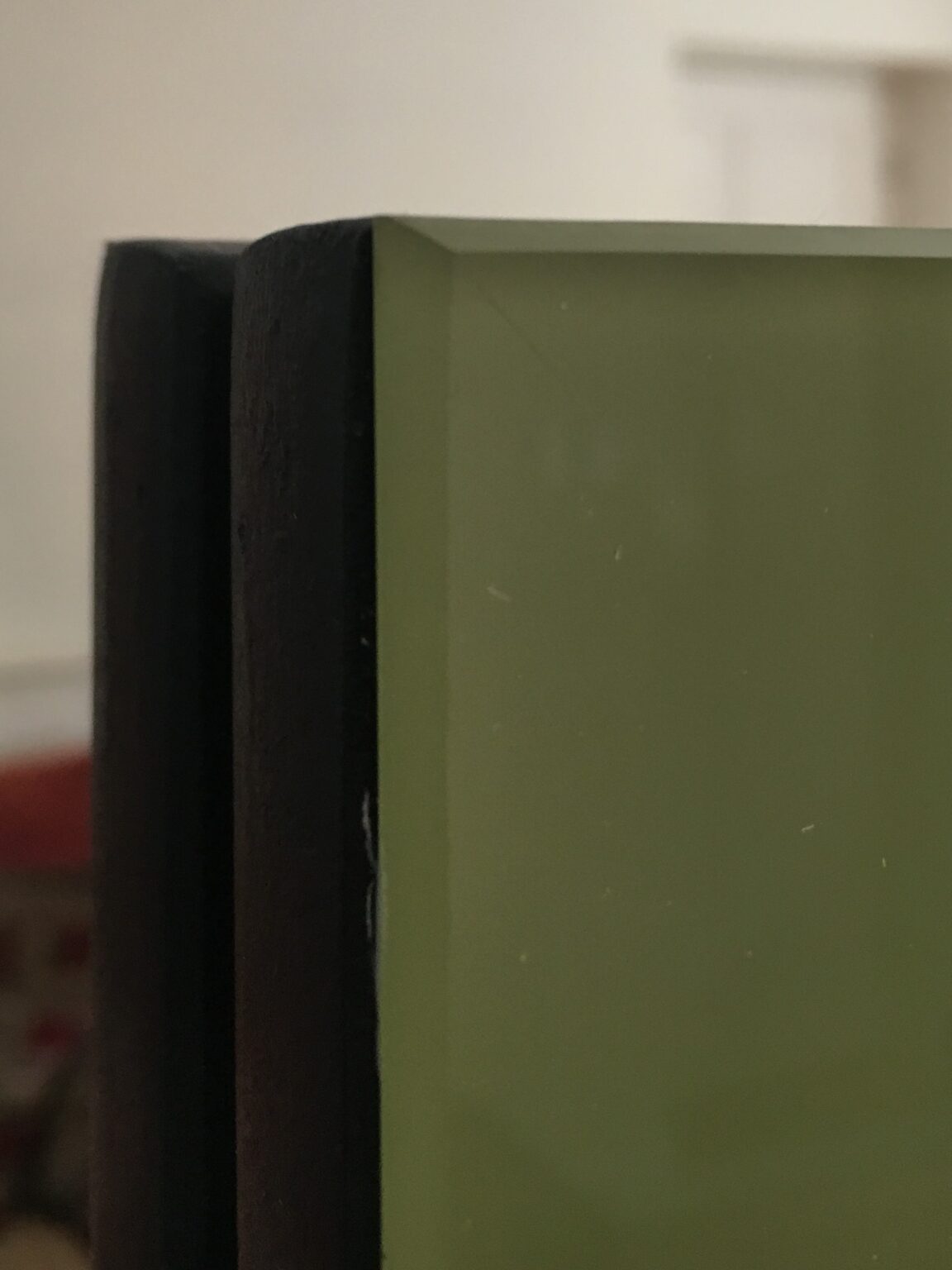 Indulgence Modern Coloured Wall Mirror in Olive Green - Bespoke Mirrors ...