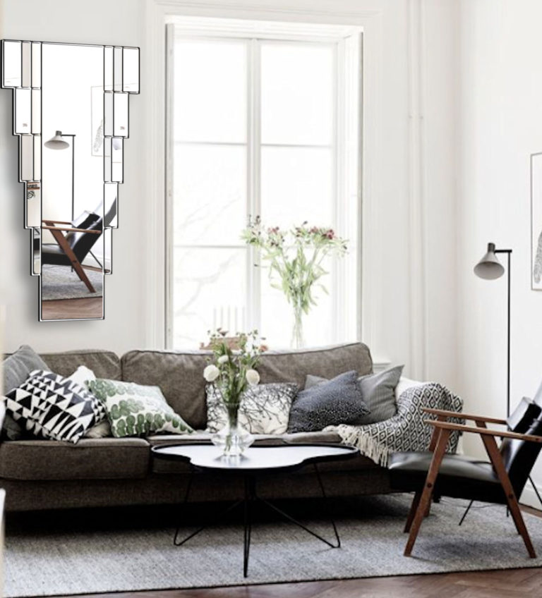 Rialto Original Handcrafted Art Deco Full Length Dressing Wall Mirror ...